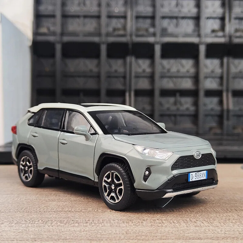 1:32 Toyota RAV4 SUV 2025 Alloy Diecast Model Car Sound & Light Kids ...