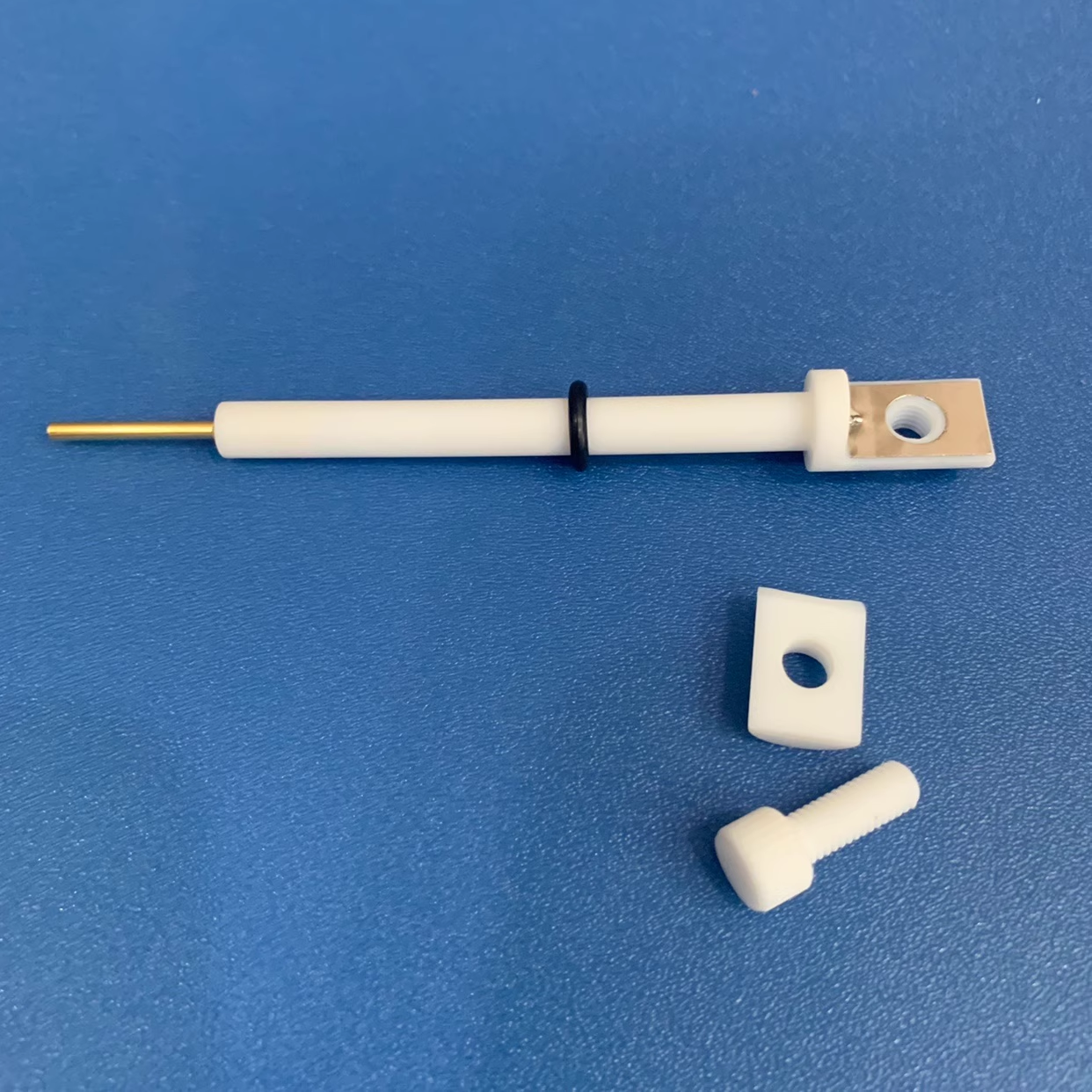 1Pcs JJ110 Platinum Electrode Clip PTFE Working Electrode holder Purity ...