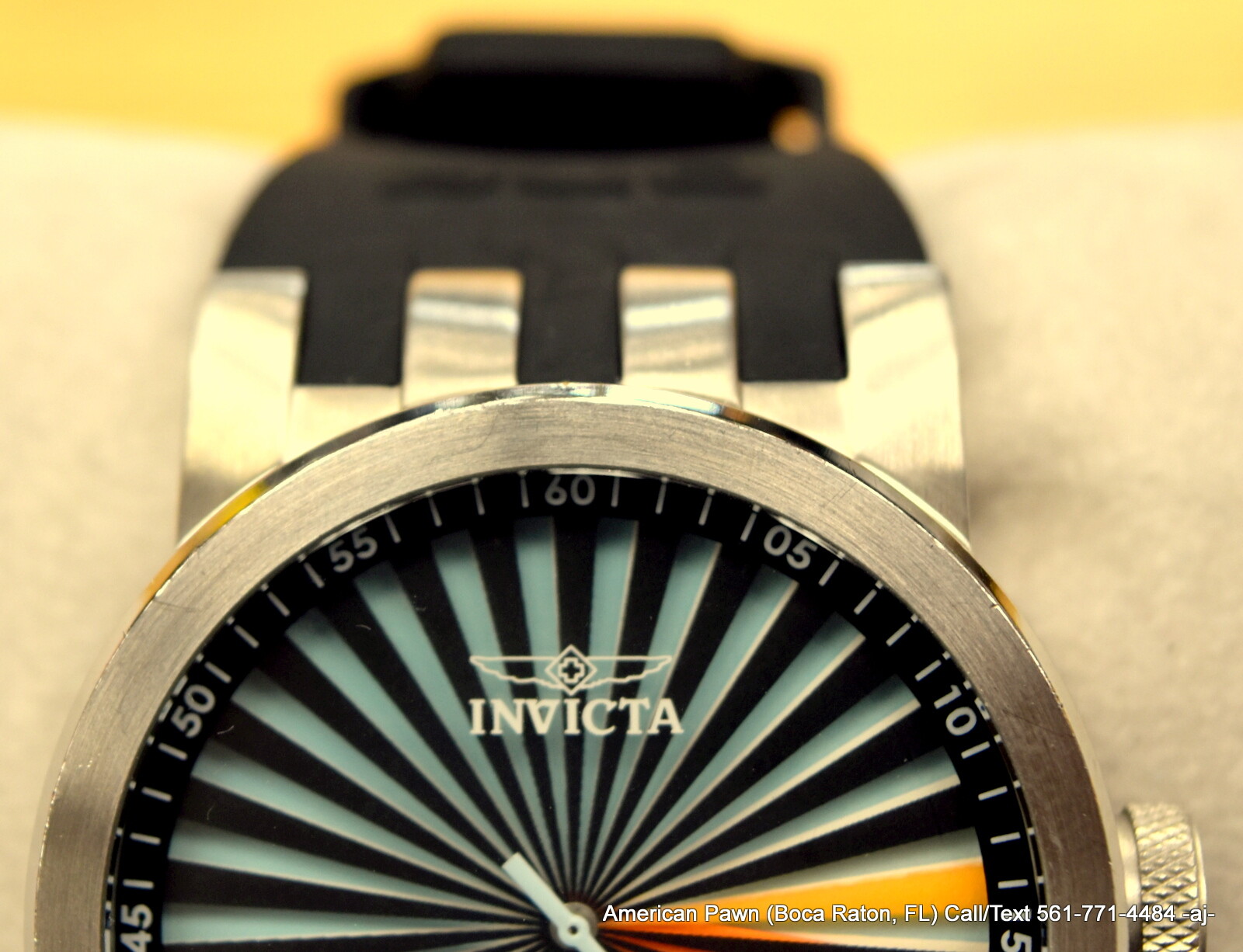 Invicta 10445 DNA Turbina Rainbow Bright Multi-Color 46mm Steel Case ...