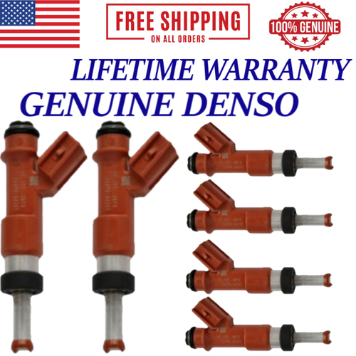 NEW X6 OEM DENSO Fuel Injectors For 2007, 2008, 2009, 2010 Lexus RX350 ...