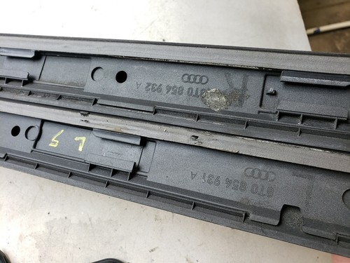 2008 2009 2010-2016 Audi S5 A5 Side Skirt Blade / Stone Chip Guard ...