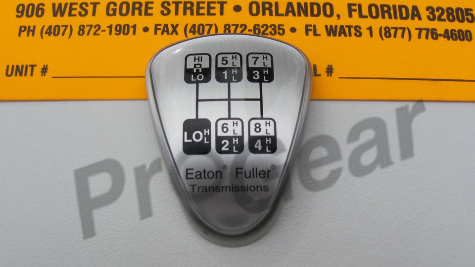 Eaton Fuller 18 Speed Transmission Shift Knob Medallion Pattern 5586114 ...