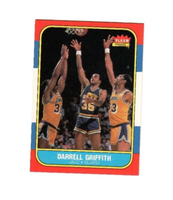 Darrell Griffith 1986-87 Fleer Utah Jazz Basketball Card #42 | eBay