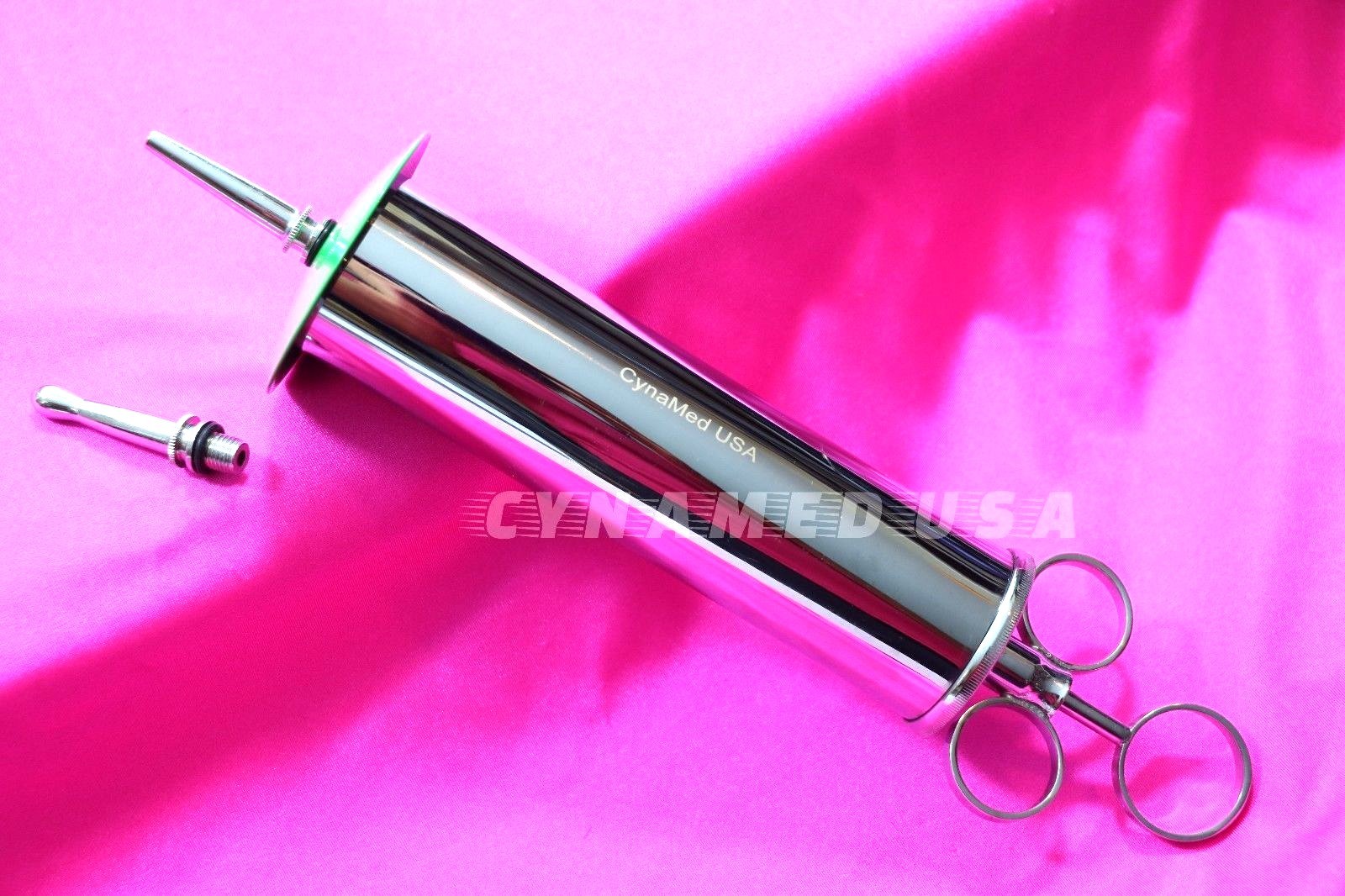 NEW PREMIUM GRADE Ear Syringe Metal 6 oz. Stainless Steel -A+ QUALITY ...