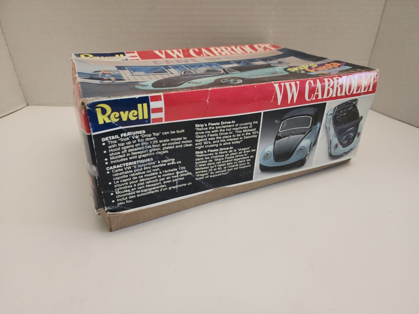 Revell 1/25 Model Kit VW Cabriolet Skip's Fiesta Drive-In Series #7151 ...