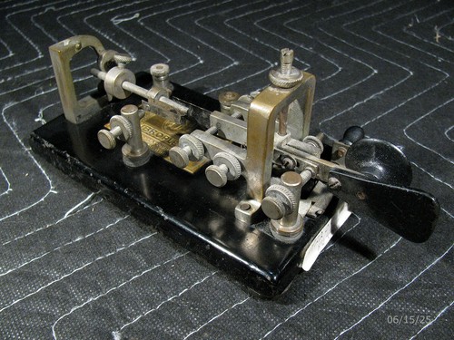 1922 Vibroplex Semi-Automatic Telegraph Key Bug S/N 86989 | eBay