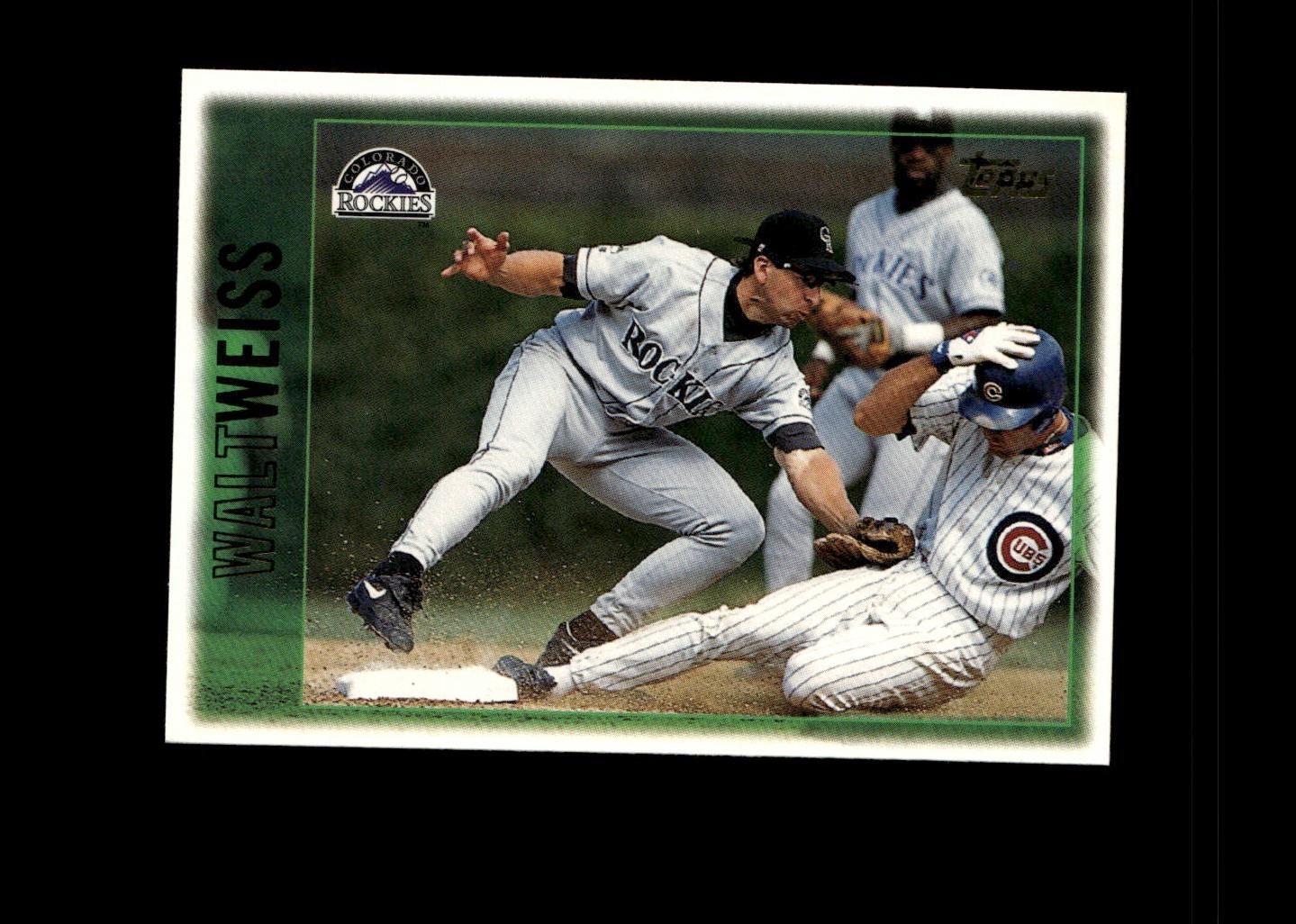 Walt Weiss 1997 Topps Baseball Card #401 Colorado Rockies | eBay