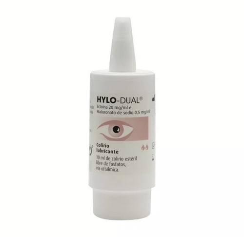 HYLO DUAL Hylo-Protect EYE DROPS 10ml moisturizing Dry Eye Allergy ...