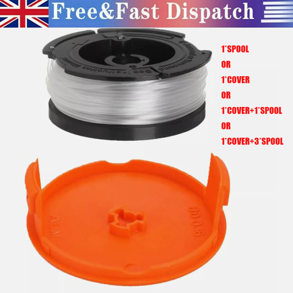 Trimmer Spool & Line with Orange Cover Cap for V20 Stanley Fatmax 18V ...