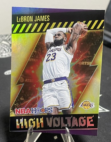 Rare Super Short Print 2021 Nba Hoops LebronJames Lakers High Voltage ...