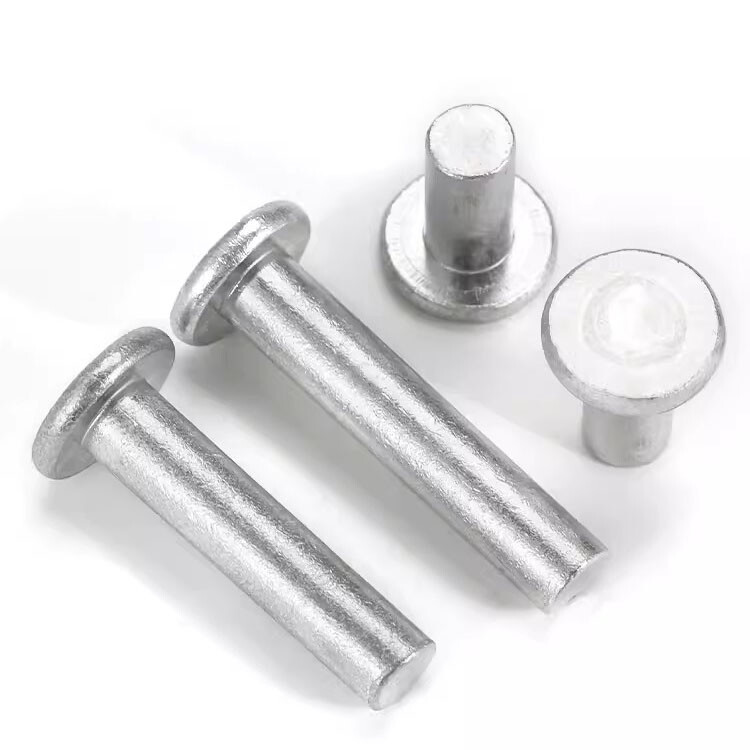 M5 Flat Head Solid Rivet GB109 Aluminum Rivets 6mm-50mm Length | eBay