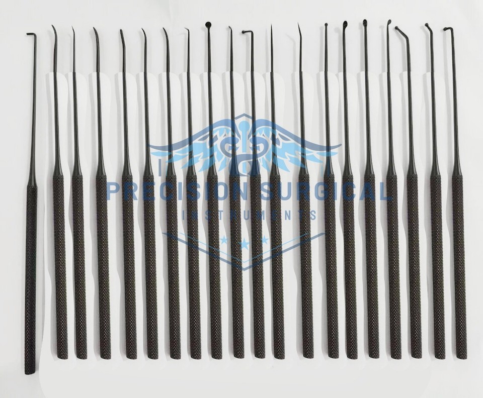 Rhoton Micro Dissector Expanded 20 PCS Black Coated High instruments ...