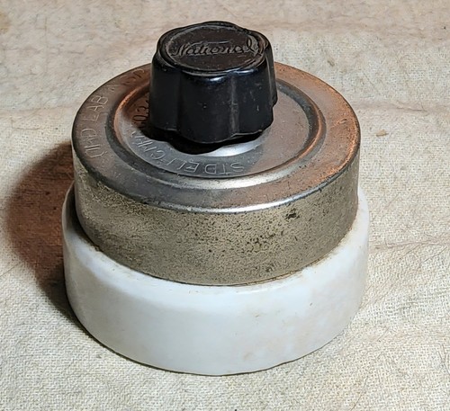 ANTIQUE NATIONAL ROTARY SWITCH WITH PORCELAIN BASE STANDARD ELECTRIC ...
