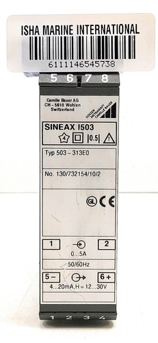 CAMILLE BAUER AG SINEAX I503 TRANSMITTER 503-313E0 GRAY | eBay