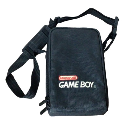 Official Nintendo Gameboy Carrying Case Travel Bag Crossbody Black ...