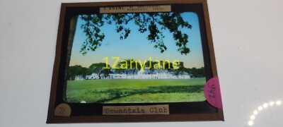 Y42 HISTORIC Glass Magic Lantern Slide Chicago Illinois 71 TENAMI ...