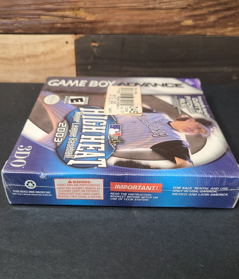 Nintendo Gameboy Advance High Heat Major League Baseball 2003 ~NEW ...