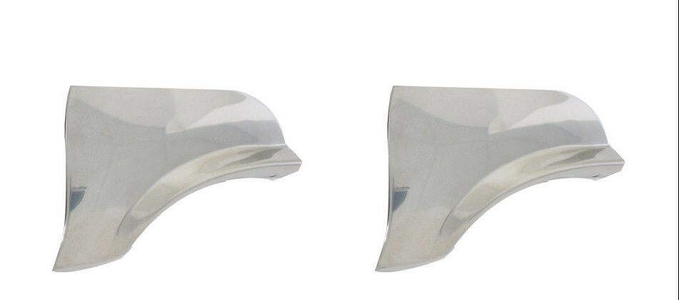 1964 Chevy Impala Rear Fender Skirt Trim Stainless Steel Scuff Pads ...
