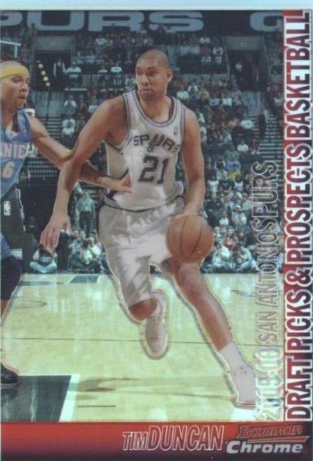 2005-06 Bowman Draft Picks & Prospects - Tim Duncan #21 Chrome ...