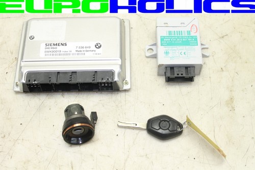 BMW E53 X5 03-05 3.0L ECU DME EWS Engine Computer Remote Key Lock ...