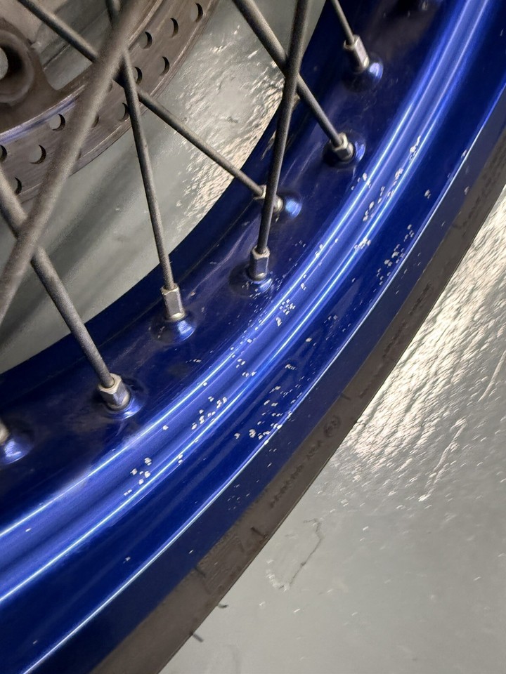 2014 SUZUKI DRZ400SM 17" FRONT REAR Wheel Set & TIRE Rotors Sprocket ...