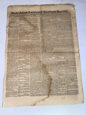 Rhode-Island American & Providence Gazette July 13, 1827 Vol. LXV No ...