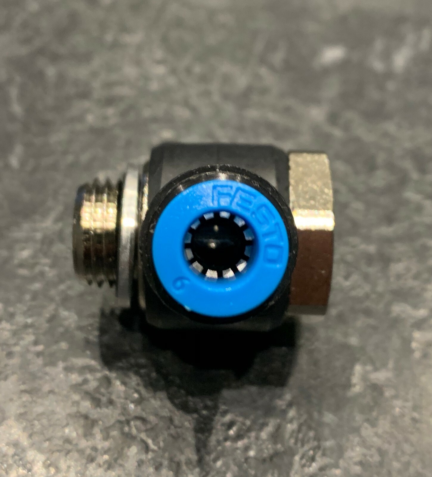 FESTO 6MM OD PUSH IN X 1/4" BSPP MALE BANJO QSLV-G1/4-6 | eBay UK