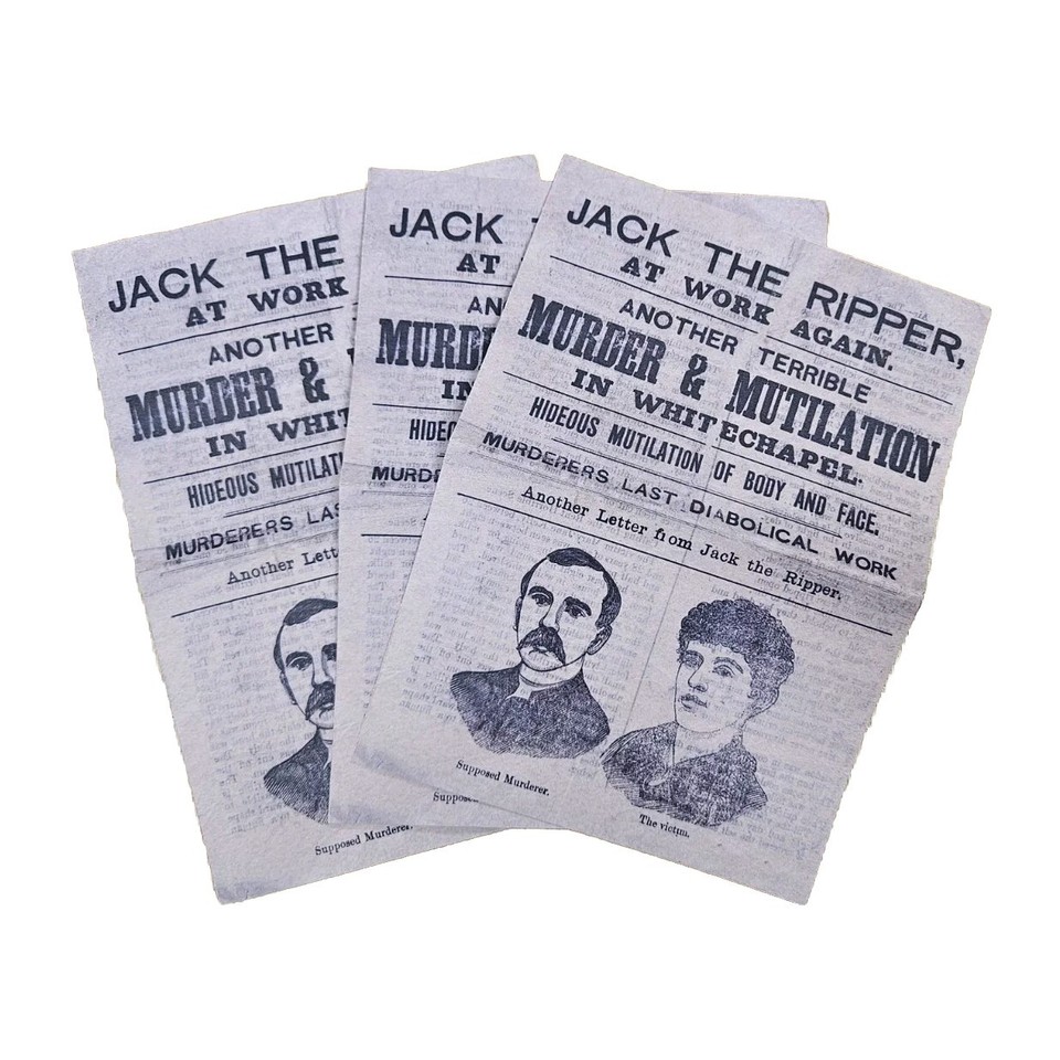 JACK THE RIPPER BOOKLET , RIPPER AT WORK AGAIN IN NEWS AND VERSE ...