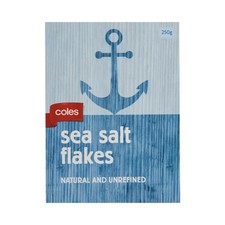 Coles Sea Salt Flakes Natural and Unrefined 250g for sale online | eBay