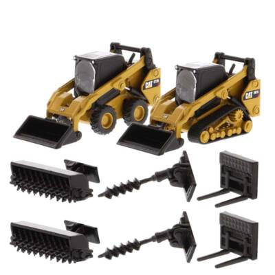 1/64 Caterpillar 272D2 Skid Steer Loader and 297D2 Compact Track Loader ...