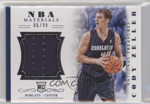 2013-14 Panini National Treasures - NBA Rookie Material #22 Cody Zeller ...