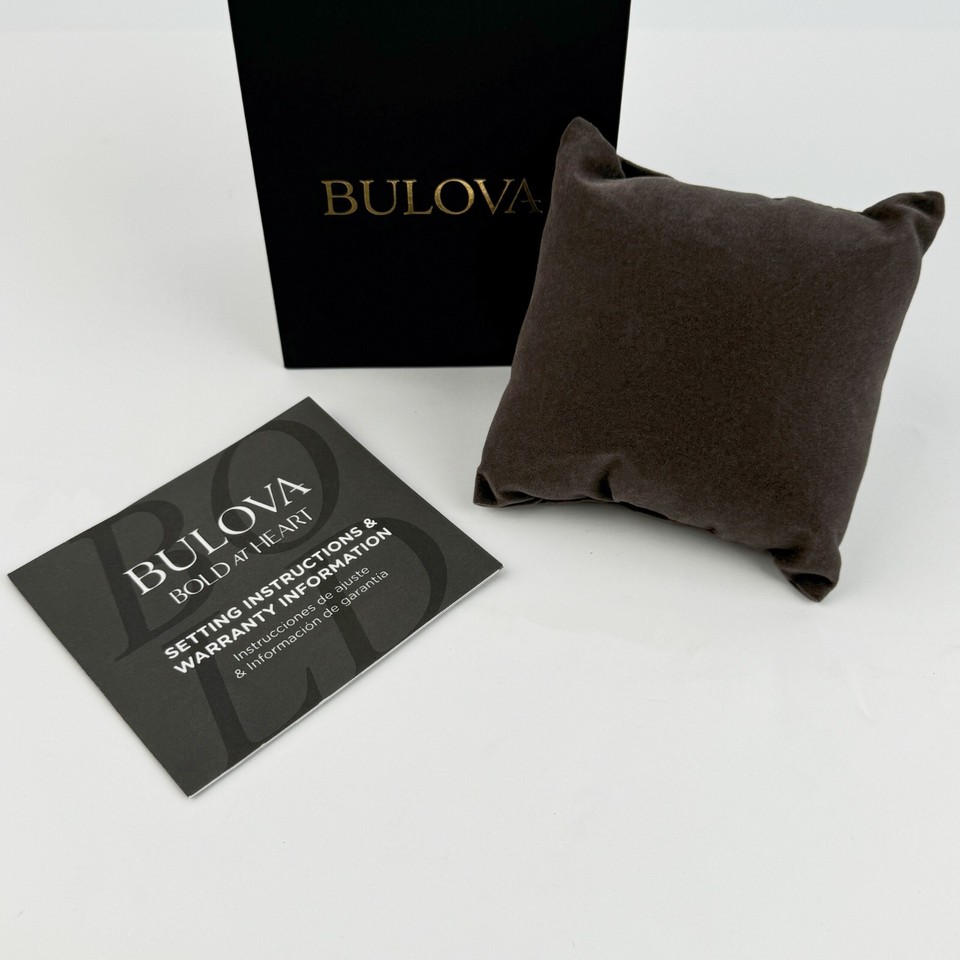 Bulova Men's Gemini Stainless Steel Blue Dial Men's Watch 96A258 (40mm ...