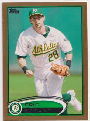 2012 Topps Gold #487 Eric Sogard 1613/2012 Oakland Athletics | eBay
