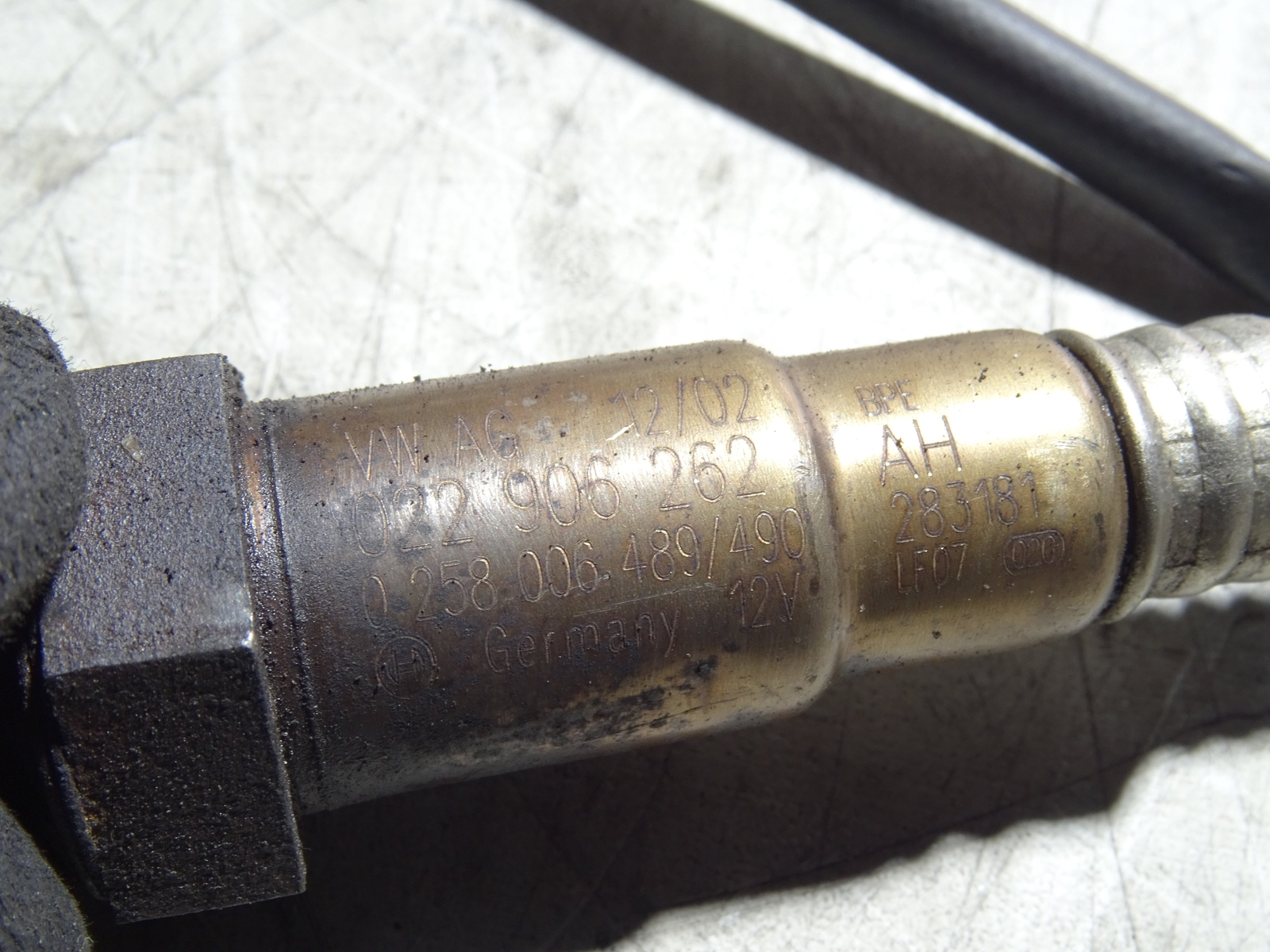 VW PHAETON 3D 0258006489 022906262 0258006490 Capteur d'oxygène Lambda ...