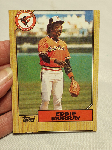 RARE Topps Eddie Murray 1987 #120 Baltimore Orioles - Double Error Card ...