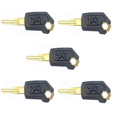 (5) CAT Keys Caterpillar Heavy Equipment Ignition Key 5P8500 | eBay
