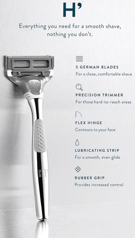 Harry’s Razor Chrome New (1 Handle And 1 Razor Only) | eBay