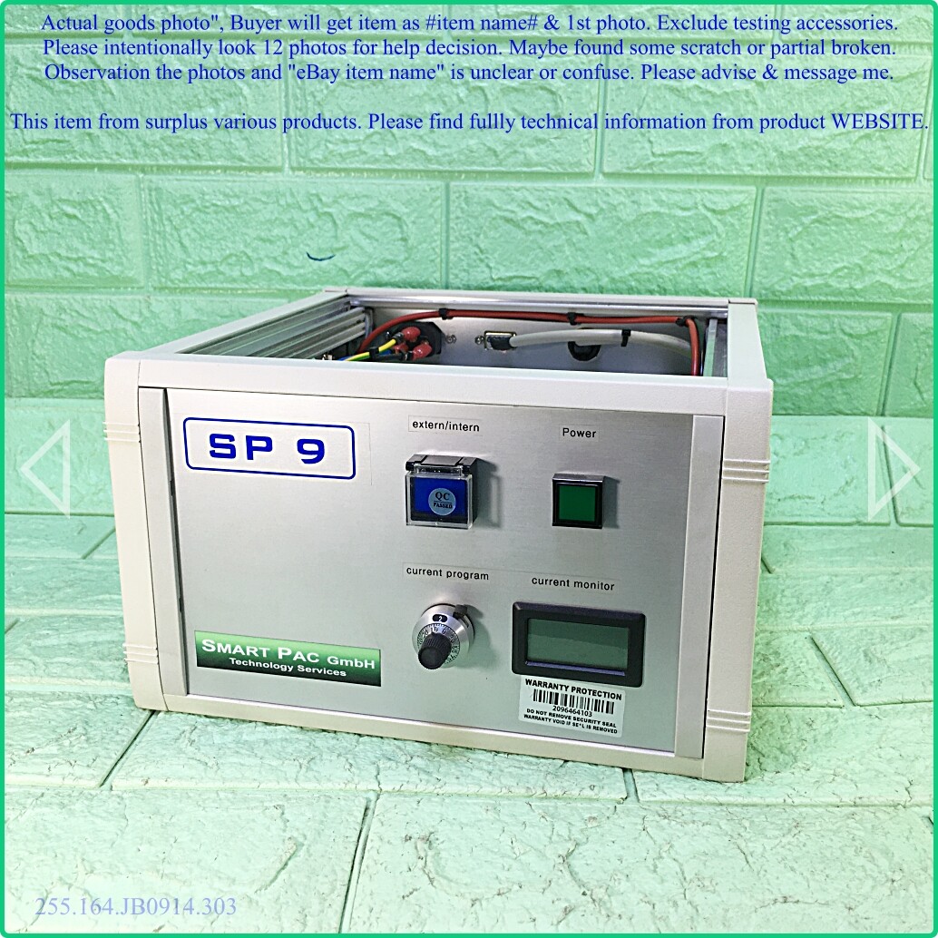 SMART PAC Laser SP9, Lumics LU0940T090 Laser Supply as photo, sn:0754 ...
