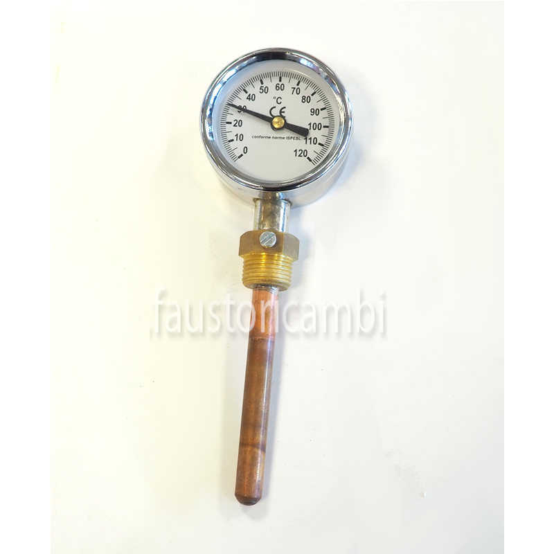 RADIAL THERMOMETER Ø 60 0-120 WITH THREAD SOCKET 1/2 10 CM | eBay Australia