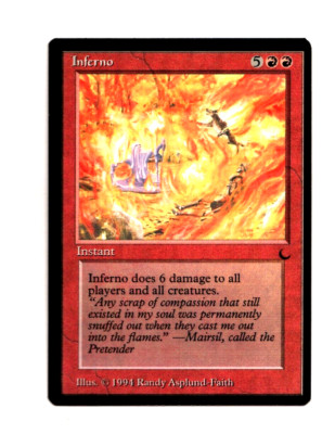 MTG Inferno SP/NM- The Dark Magic the Gathering ~ Free Shipping ~ | eBay