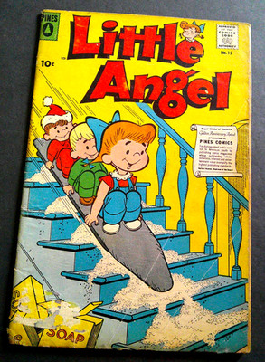 Little Angel 15 - 1958 Pines Comics - Silver Age Tomboy Fun - Skinny ...