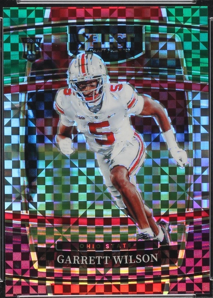 2022 Panini Select Draft Picks - Concourse Garrett Wilson #4 Green ...