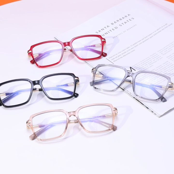 Oversized Square Glasses for Women Men Large Plastic Eyeglasses Frames ...