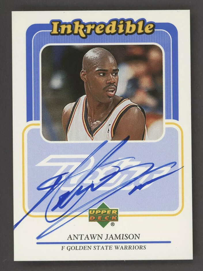 1999 Upper Deck Inkredible Retro Antawn Jamison Autograph Warriors ...