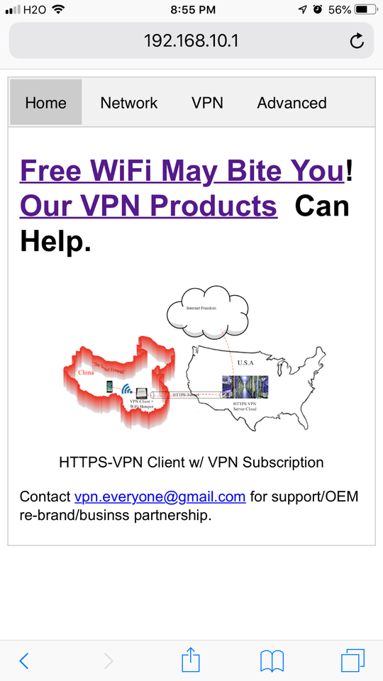 HTTPS VPN to break censor firewall, VPN WiFi Device + 12 month VPN ...