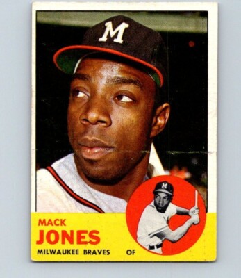 1963 TOPPS BASEBALL #137 MACK JONES NRMT KV | eBay