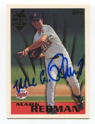 1996 Topps Mark Redman Signed Card Baseball Autographed AUTO #14 | eBay