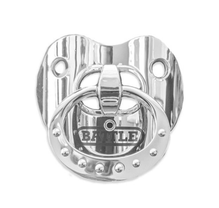 Battle Sports CHROME Binky Oxygen Football Convertible Mouthguard | eBay