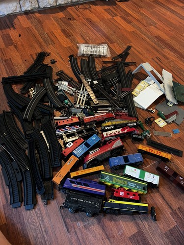 Train Lot Various Tracks Cars Engines Caboose Train Set Pieces AS IS | eBay