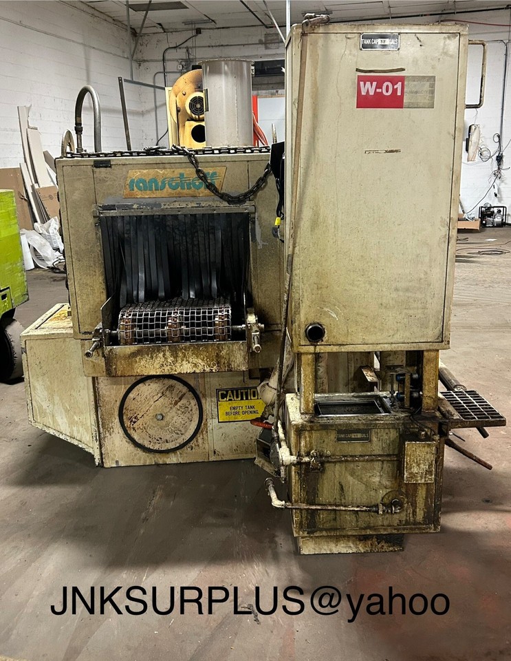 Ransohoff Parts Washer, Sure Clean 18" Conveyor Type Industrial Parts ...